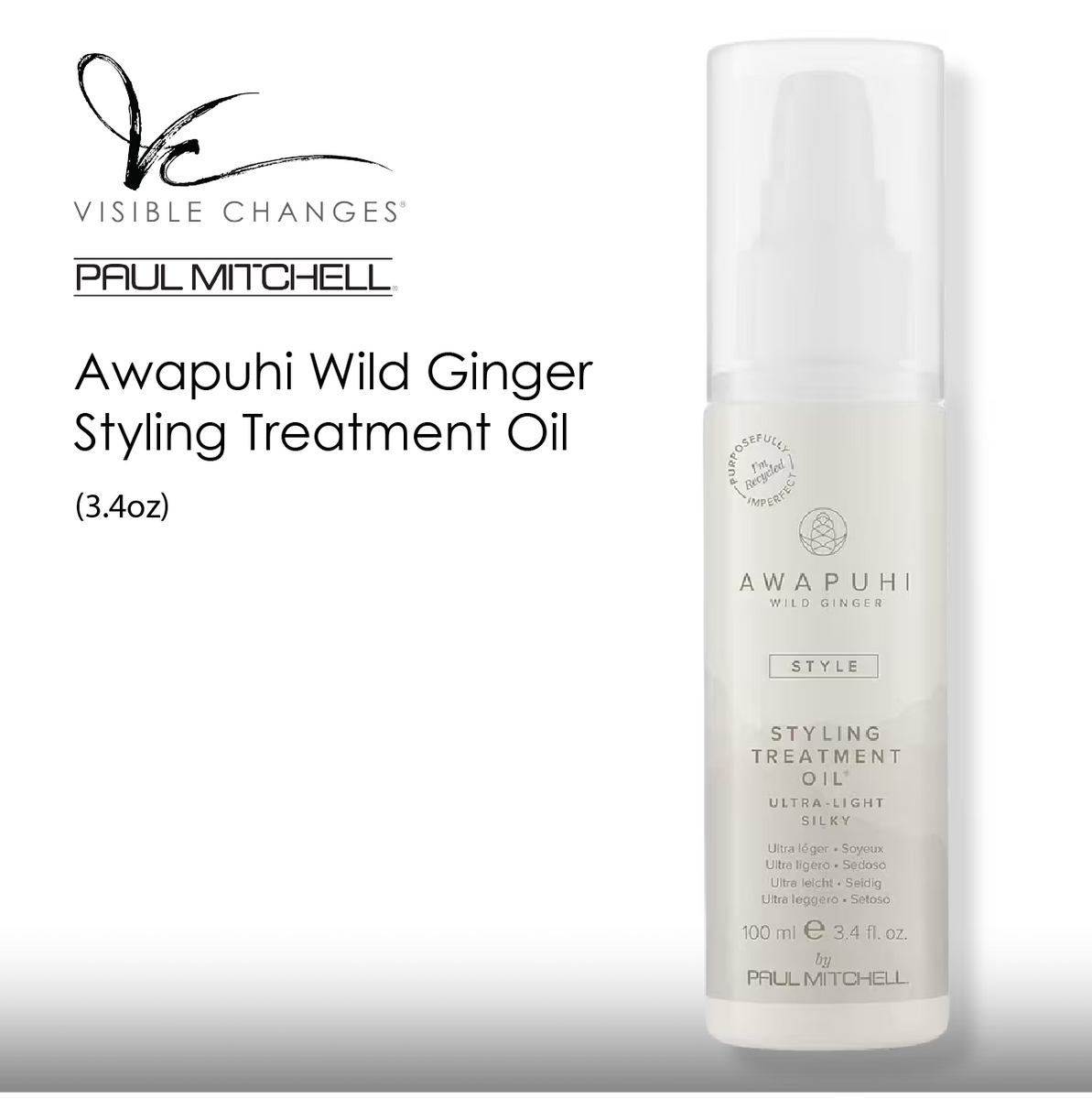 Styling Treatment Oil 3.4oz – Visible Changes Online Store